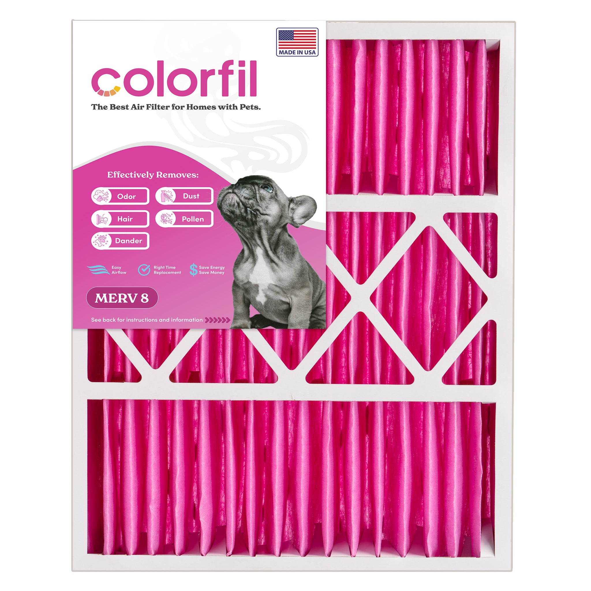 20x25x5 Colorfil Air Filter